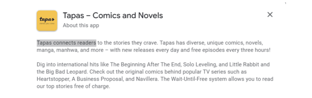 Tapas ASO Audit Report with ChatGPT - ShyftUp